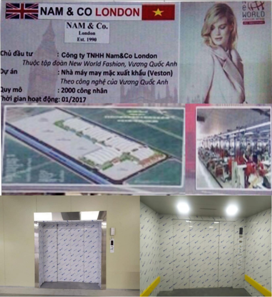 Nhà Máy May Mặc Xuất Khẩu NAM & CO - Cung Cấp 2 Thang Máy, 1 Máy Phát ...